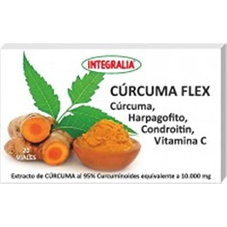 Cúrcuma Flex Harpagofito Condroitin Vitamina C ntegralia 20 viales